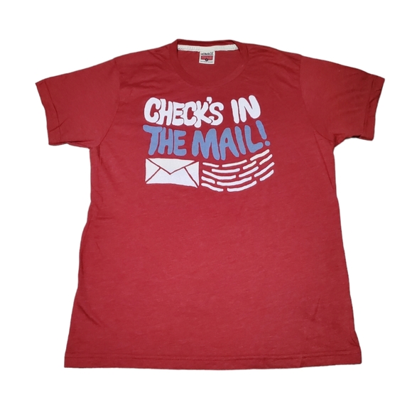 HOMAGE | Shirts | Old School Homage Checks In The Mail Tee | Poshmark
